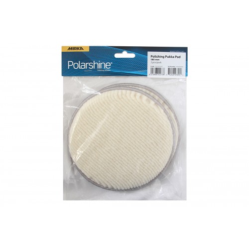 Mirka 180mm Pukka Pad Polarshine Wool Polishing Pad | Southern Filters